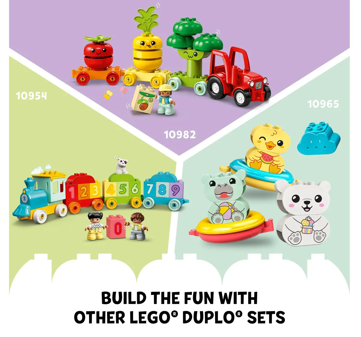 Lego Duplo My First Animal Train Nature Toy 10412 Multicolour For Kids ...