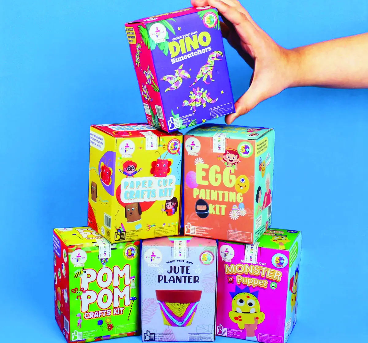 Buy Kalakaram Egg Painting Kit DIY Kits 5Y+, Multicolor Online ...