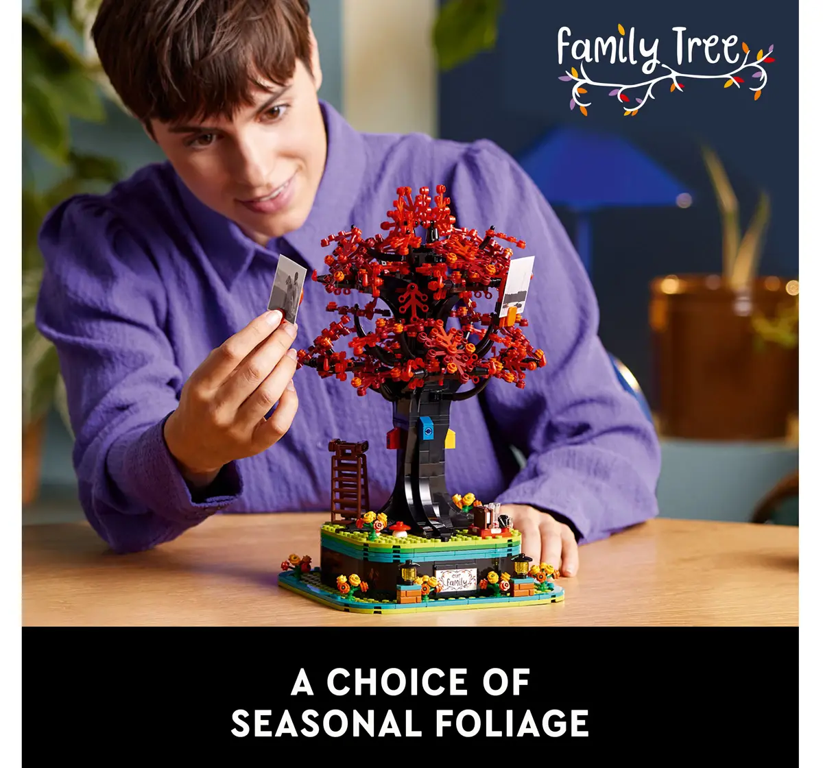 LEGO Ideas Family Tree, Gift for Adults 21346 (1212 Pieces)
