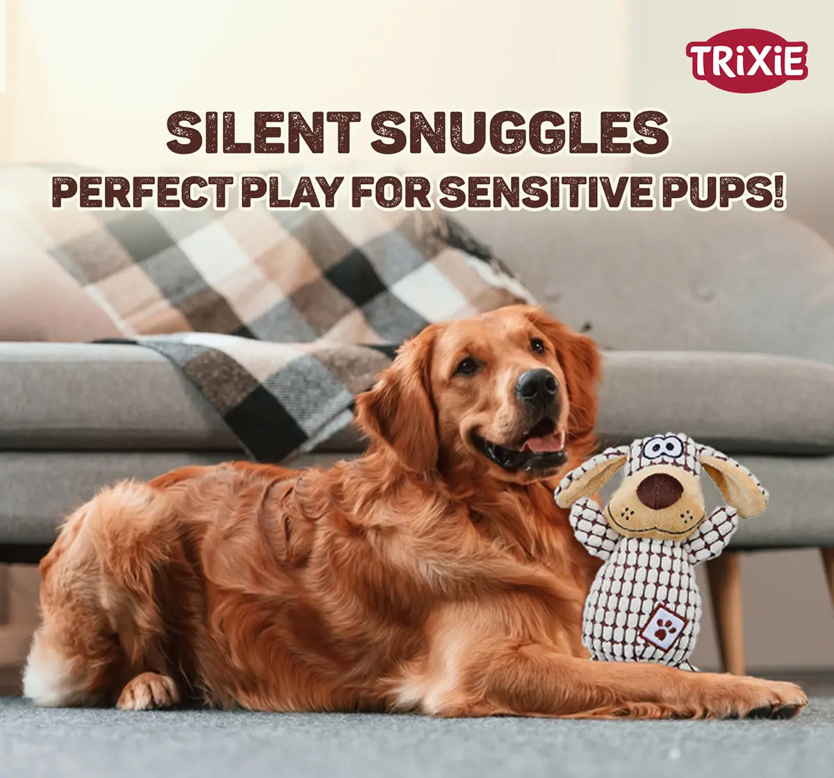 Buy Trixie Dog Soundless Plush Toy for Pets, 26 cm Online | Hamleys India