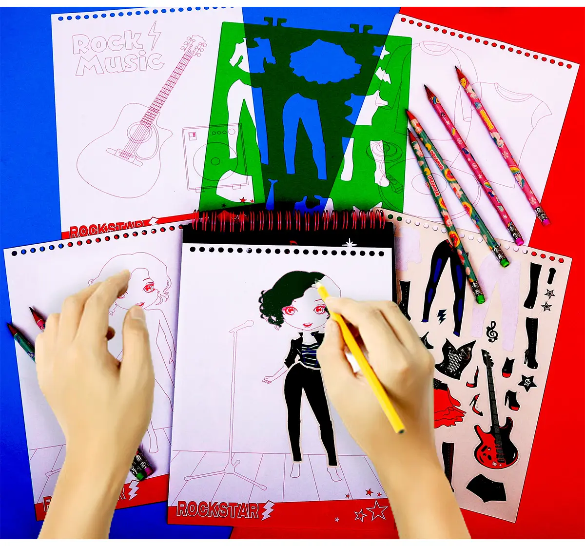 Buy Striders Rockstar Glam Activity Set Sticker Sheet, 5Y+ Online ...
