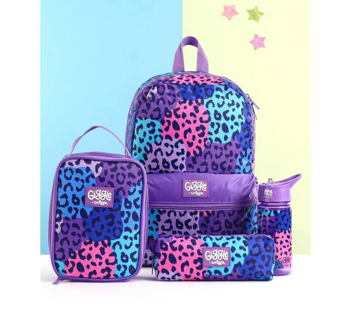 Buy Smiggle Giggle 5 Collection Backpack, Water Bottle, Pencil Pouch ...