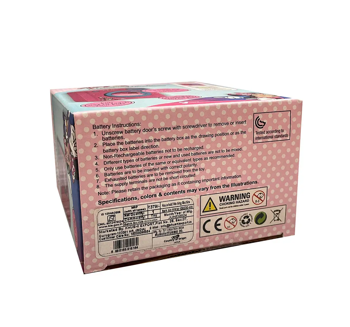 Buy Kriiddaank Household Washing Machine Minnie Mouse, 3Y+ Online ...