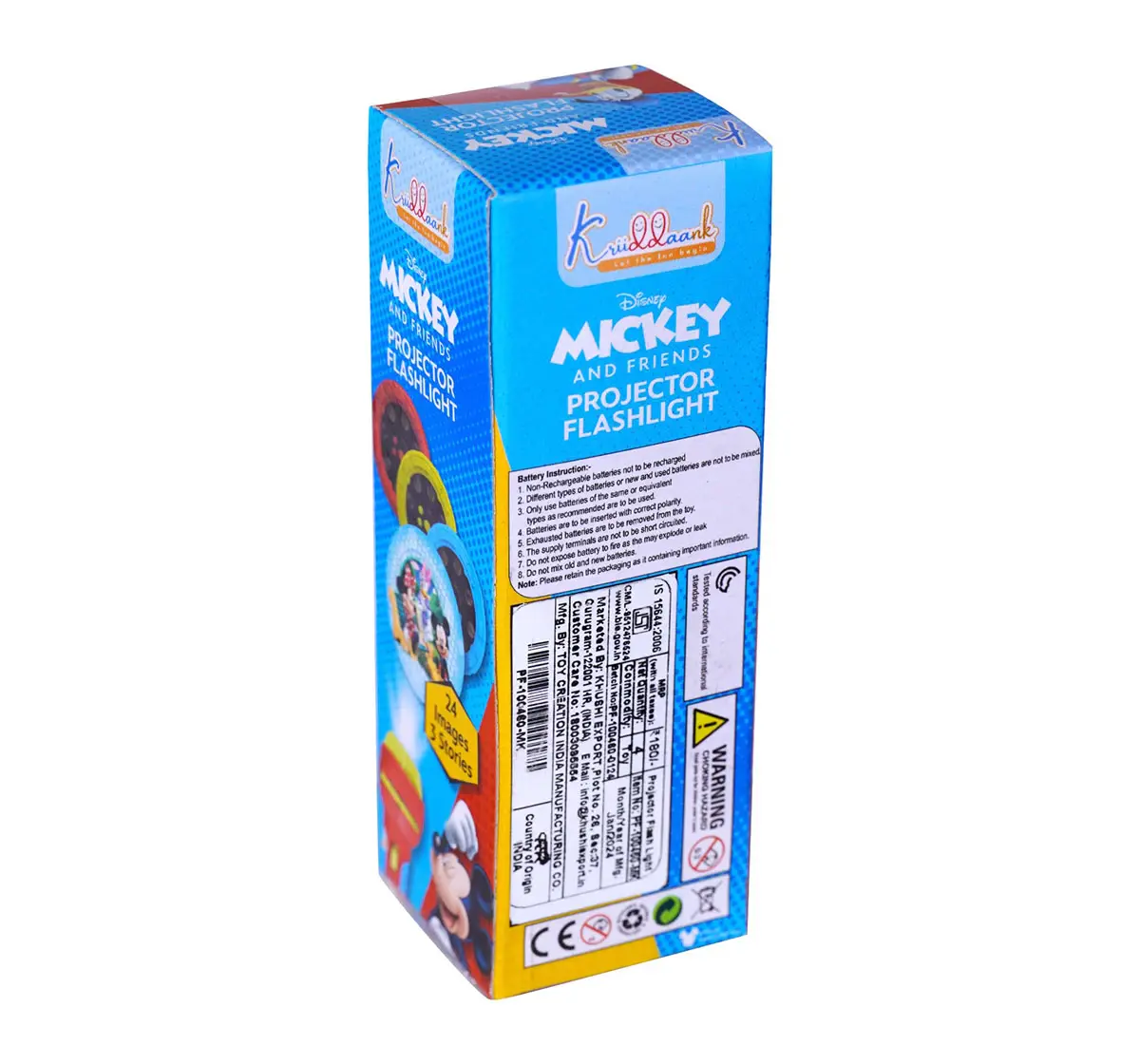 Buy Kriiddaank Projector Flash Light Mickey Mouse, 3Y+ Online | Hamleys ...