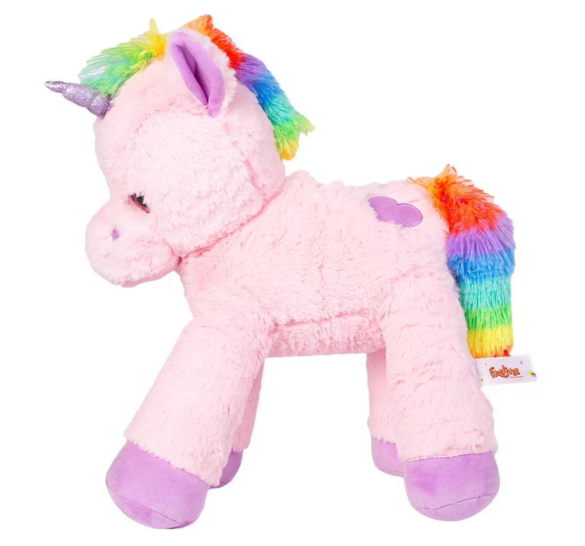 Buy Fuzzbuzz Lying Unicorn Soft Toy, 53cm, Pink, 18M+ Online | Hamleys India