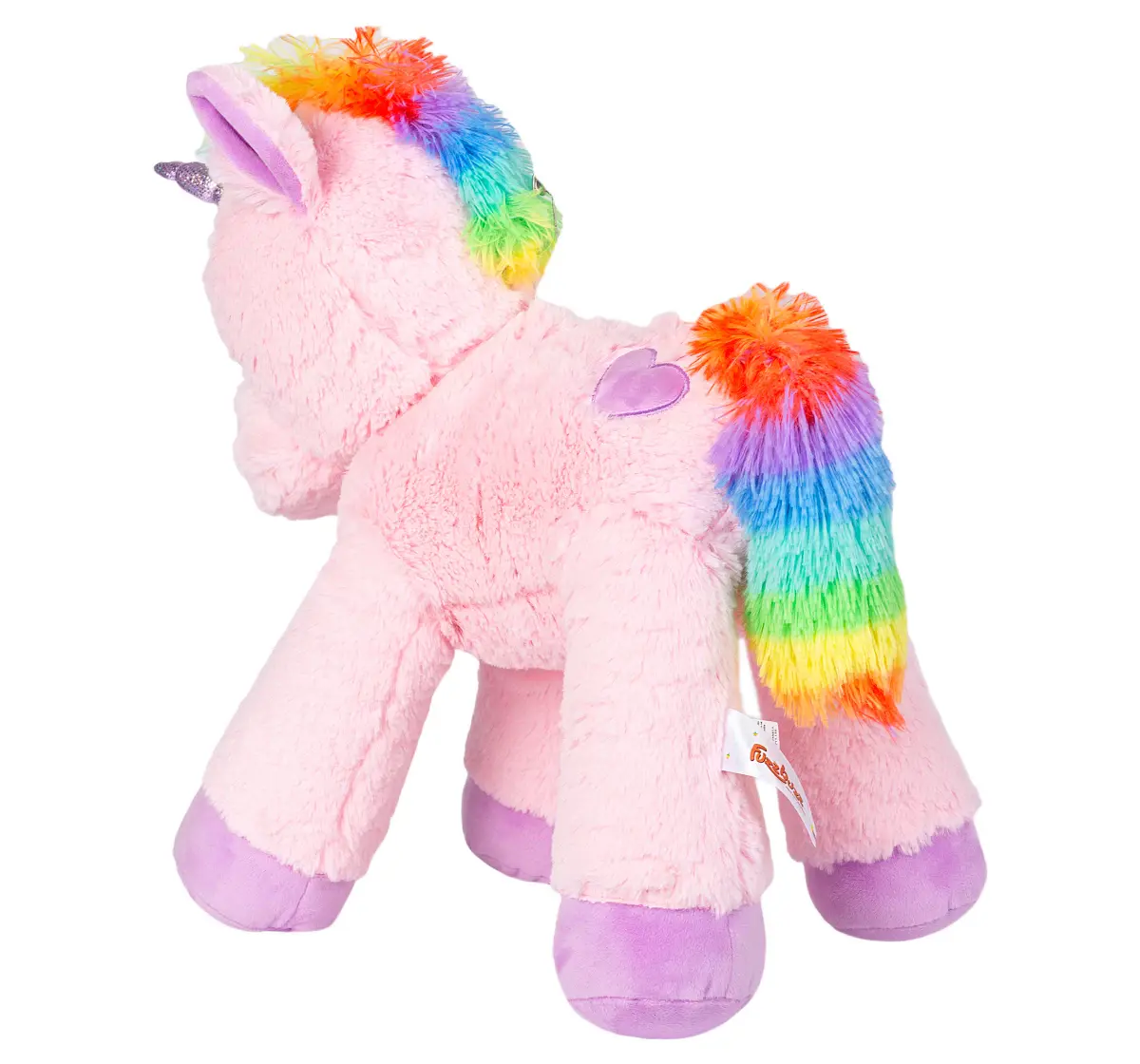 Buy Fuzzbuzz Lying Unicorn Soft Toy, 53cm, Pink, 18M+ Online | Hamleys India