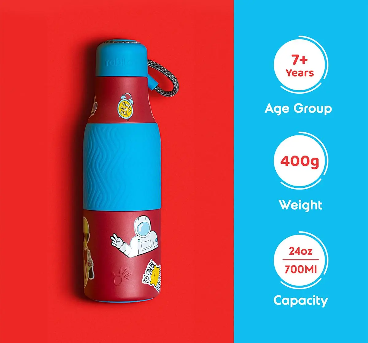 Buy Rabitat Zappy Insulated Stainless Steel Bottle, 7Y+ Online ...