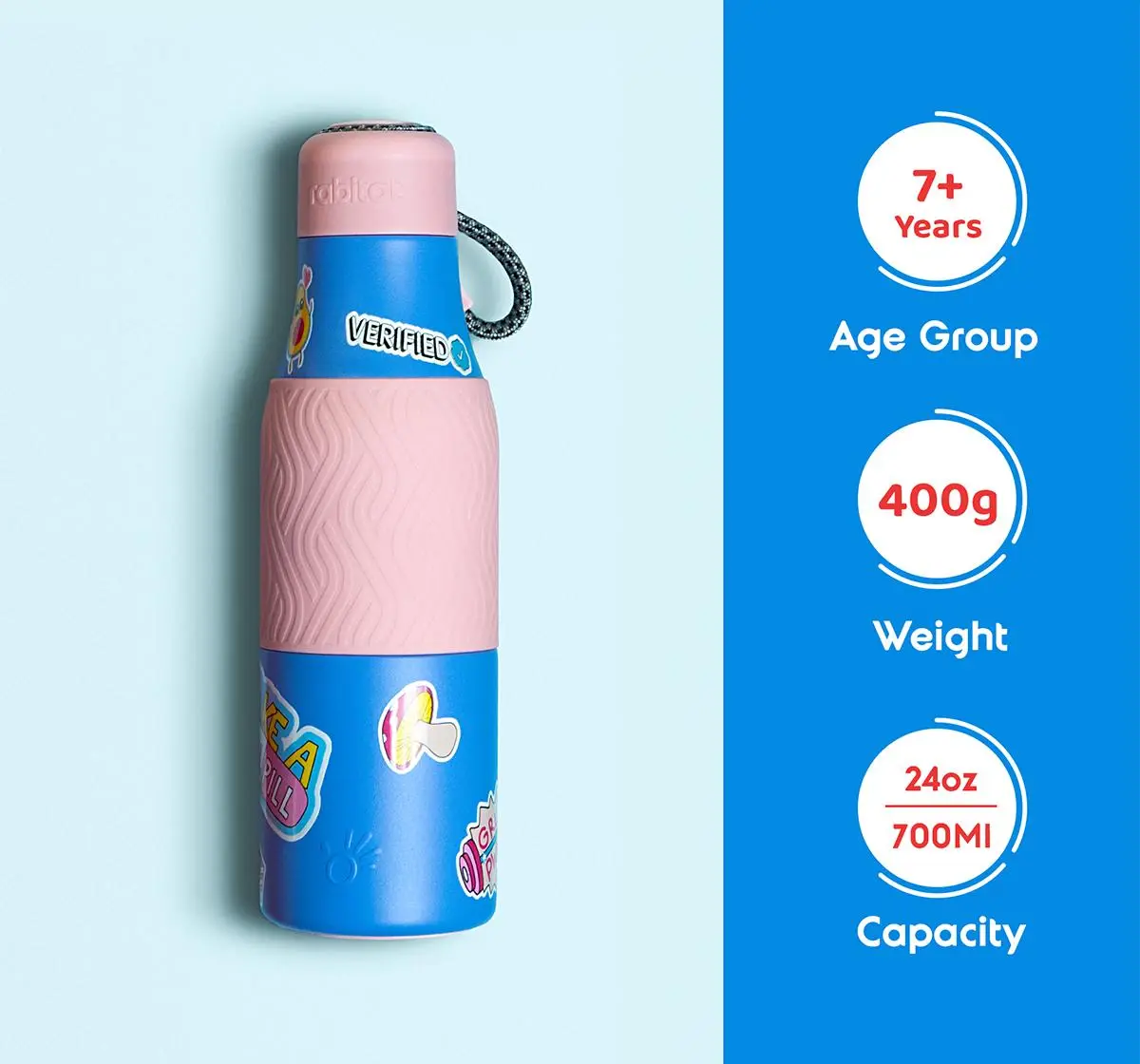 Buy Rabitat Zappy Insulated Stainless Steel Bottle, 7Y+ Online ...
