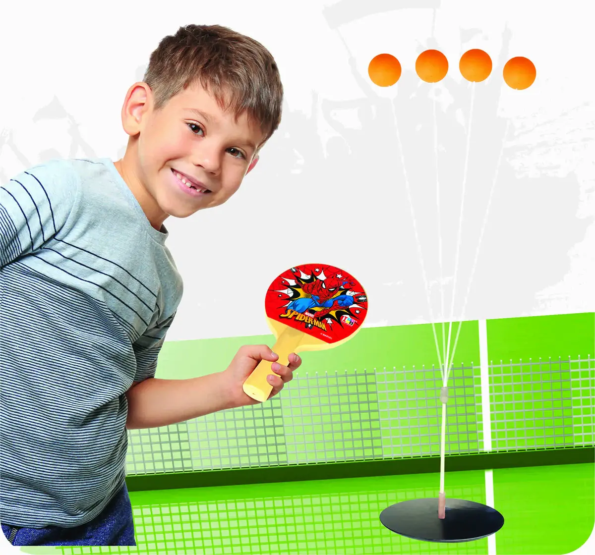 Buy ITOYS Ping Pong Tennis Trainer Spiderman, 3Y+ Online | Hamleys India