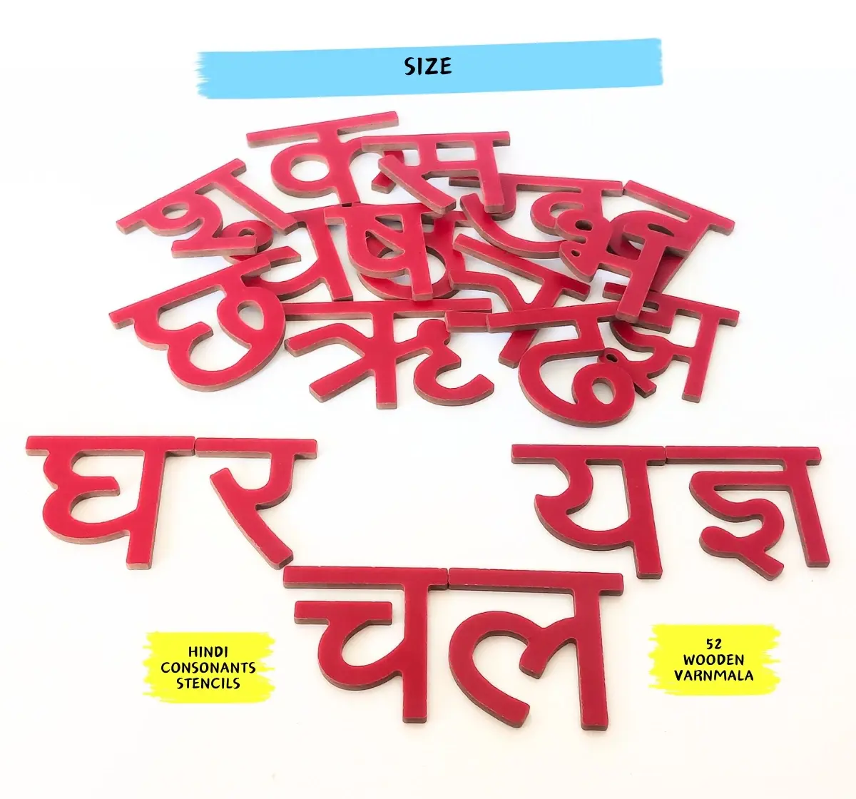 Buy NerdNerdy Wooden Varnamala letters, 4Y+, great Teaching Learning ...