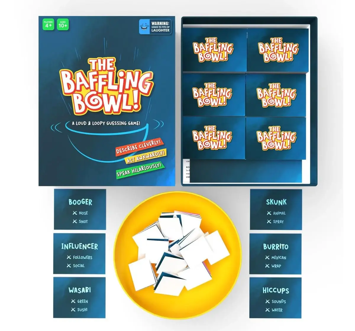 Buy Gouda Games The Baffling Bowl, A saucy guessing card game, 10Y ...