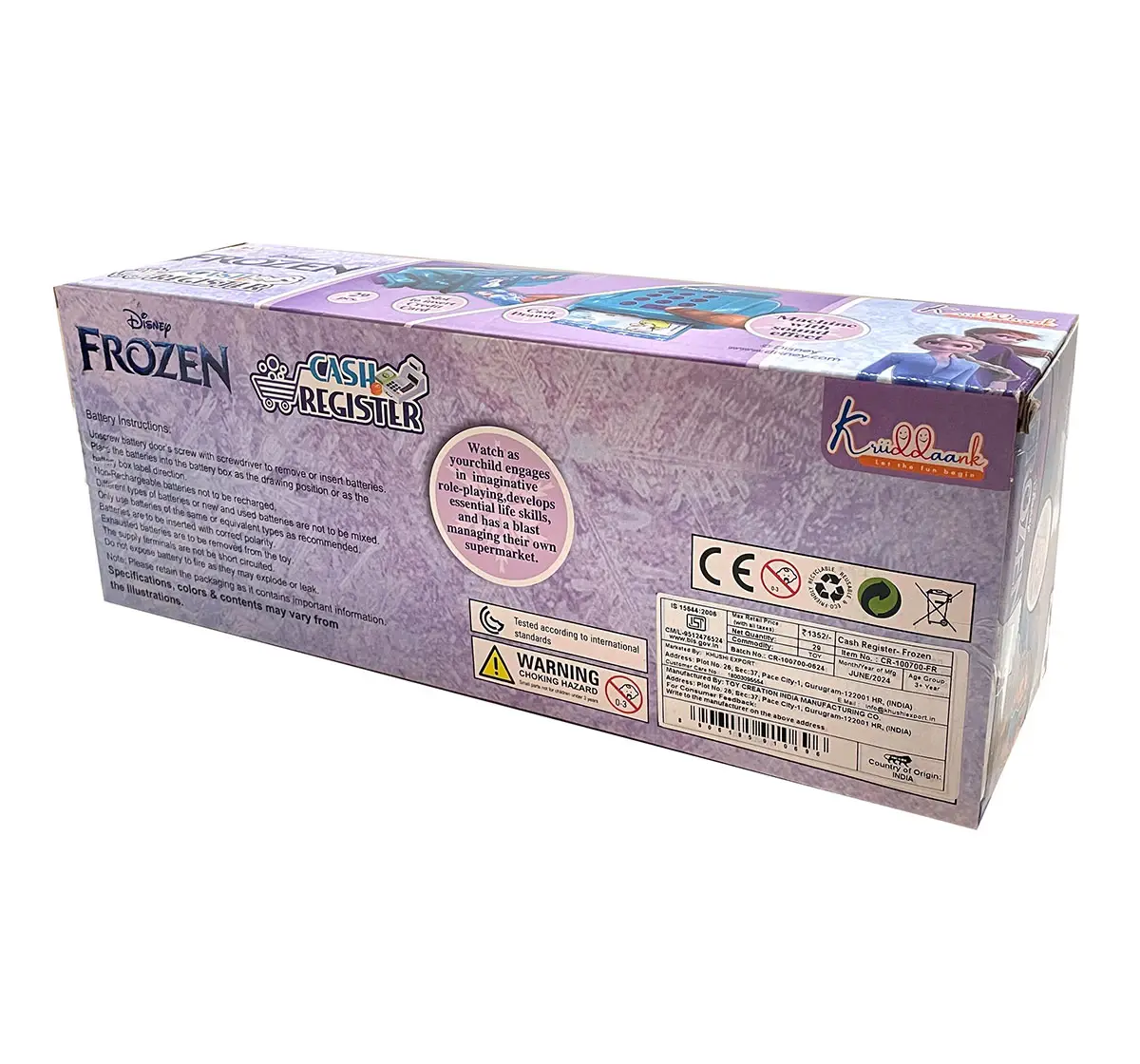 Buy Kriiddaank Cash Register Frozen, 3Y+ Online | Hamleys India