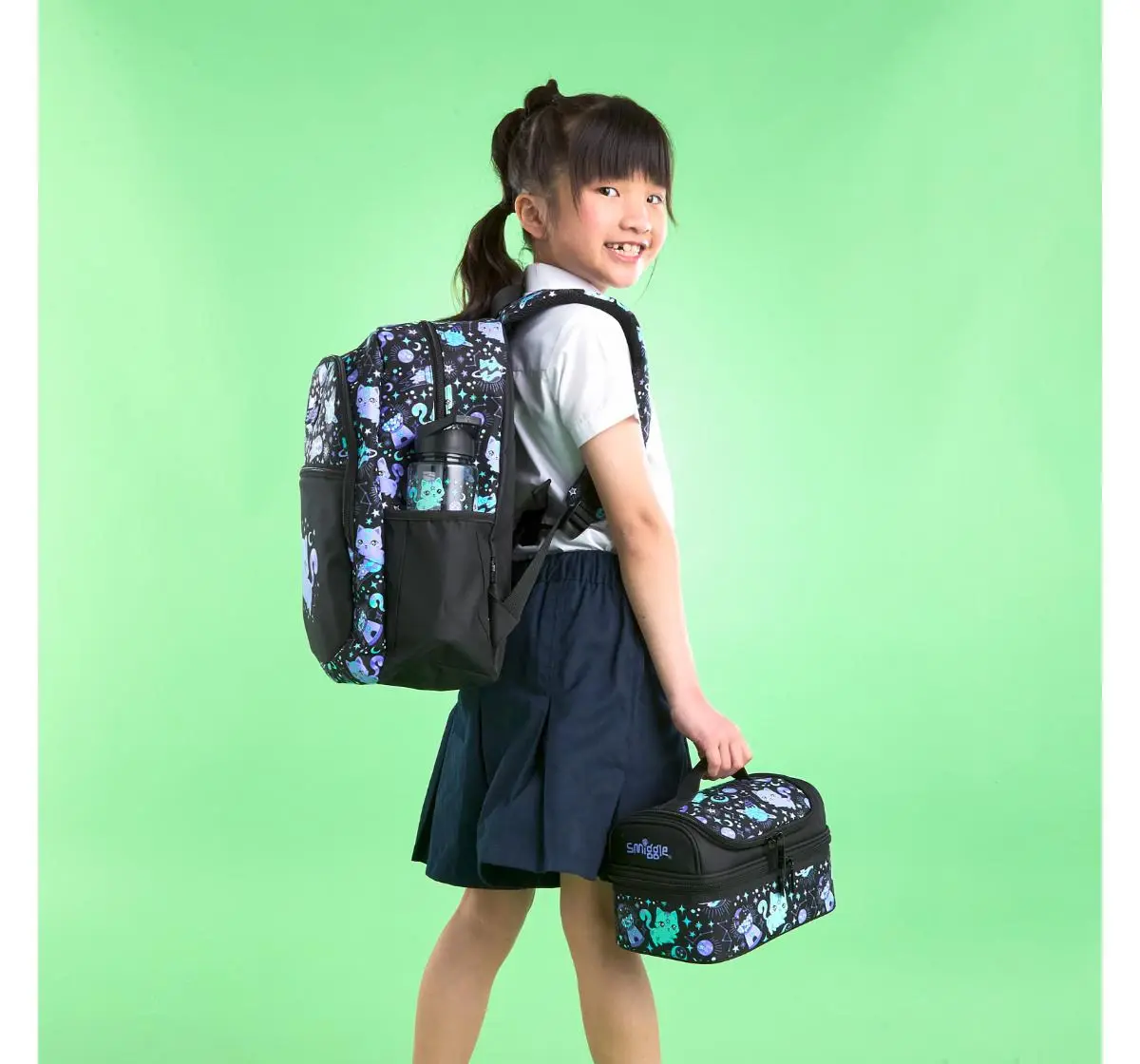 Buy Smiggle Lite Rush 18 inches Backpack For Kids Age, 3Y+, Black ...