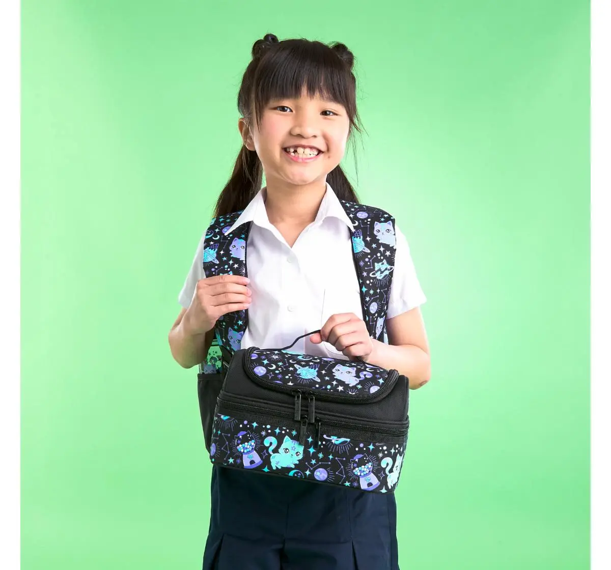 Buy Smiggle Rush Collection Lunch Box 3Y+, Black, 15cm Online | Hamleys ...