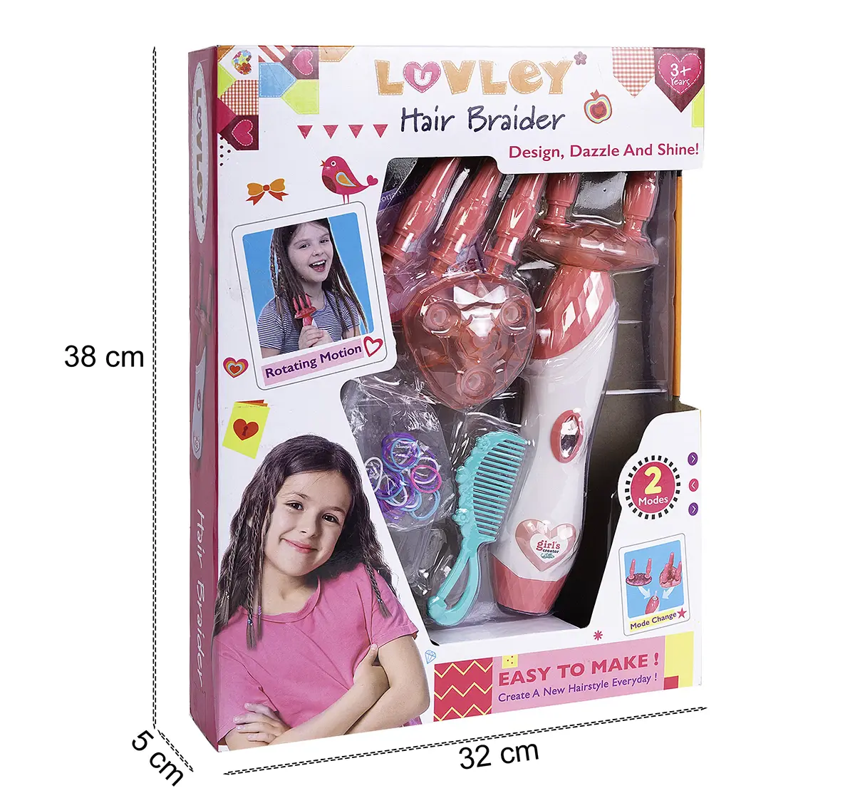 Buy Luvley Hair Braider Tool Set with Accessories, 2 Modes, 3Y+ Online ...
