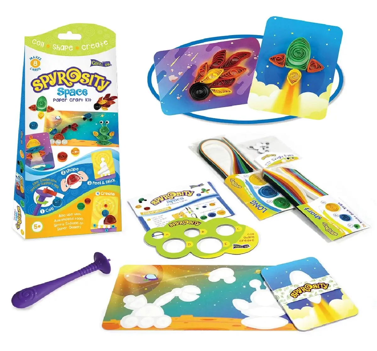 Buy Imagimake Spyrosity Space Creative Cards SS17, 5Y+ Online | Hamleys ...