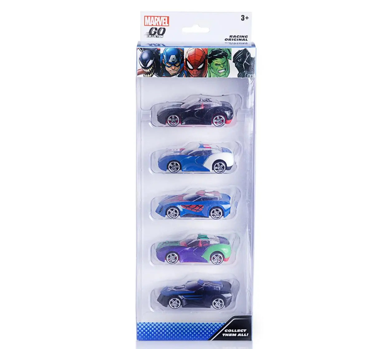 Buy Marvel Go 5-Pack Venom,Captain America,Hulk,Spider-Man and Black ...
