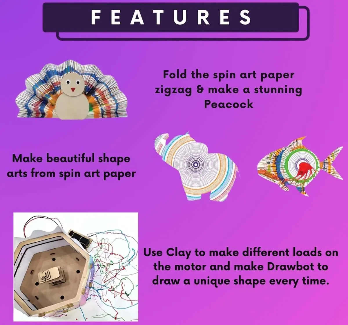 Buy Thinkerplace DIY My Little Pony Spin Art Machine & Drawbot ...