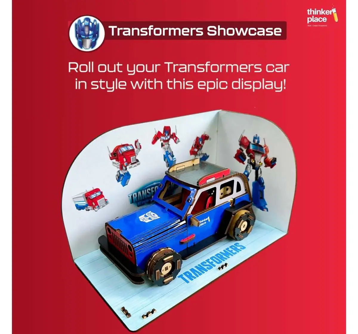 Buy Thinkerplace DIY Transformers Optimus Prime Car, Educational Toys, 8Y+ Online | Hamleys India