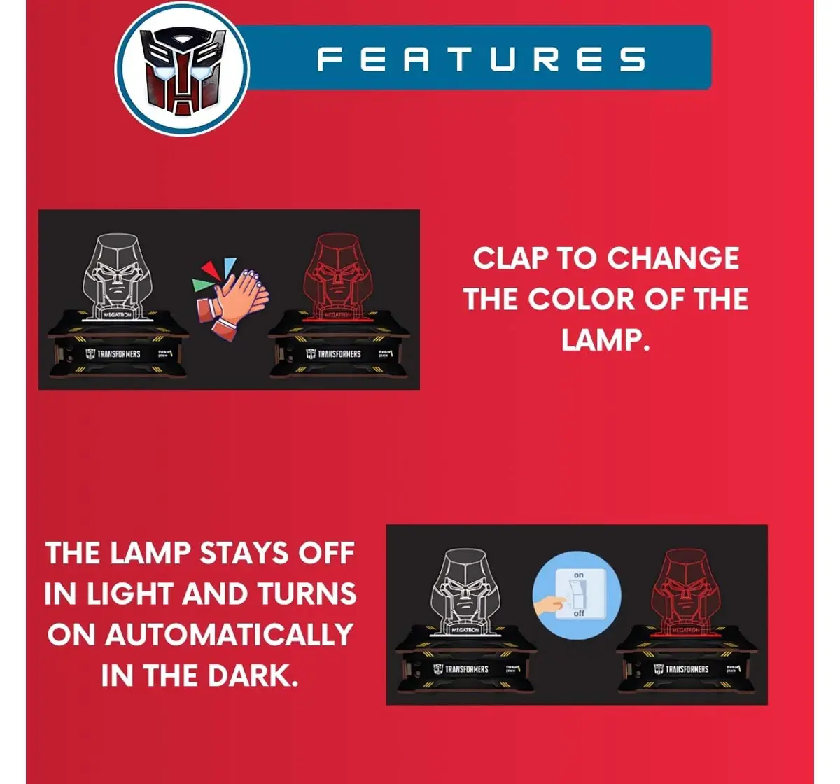 Buy Thinkerplace DIY Transformers Smart Lamp, Educational Toys, 6Y ...