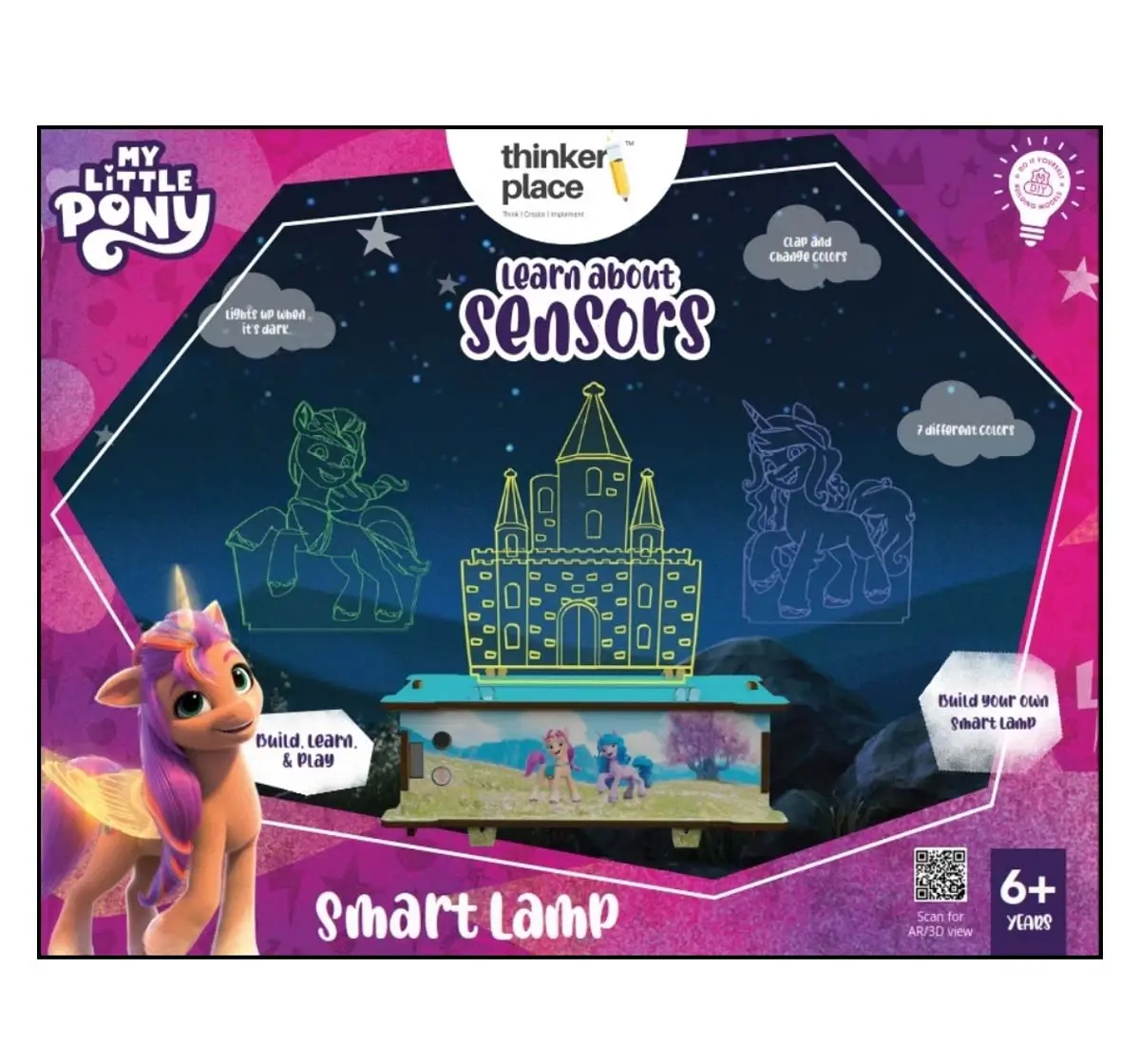 Buy Thinkerplace DIY My Little Pony Smart Lamp, Educational Toys, 6Y ...
