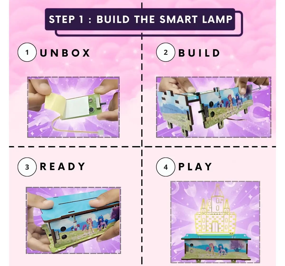 Buy Thinkerplace DIY My Little Pony Smart Lamp, Educational Toys, 6Y ...