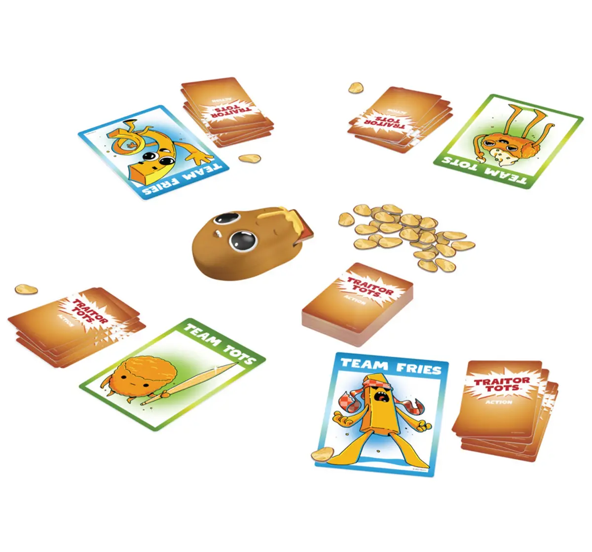 Buy Hasbro Traitor Tots Card Game, Explosive Potato Party Card Game, 8Y ...
