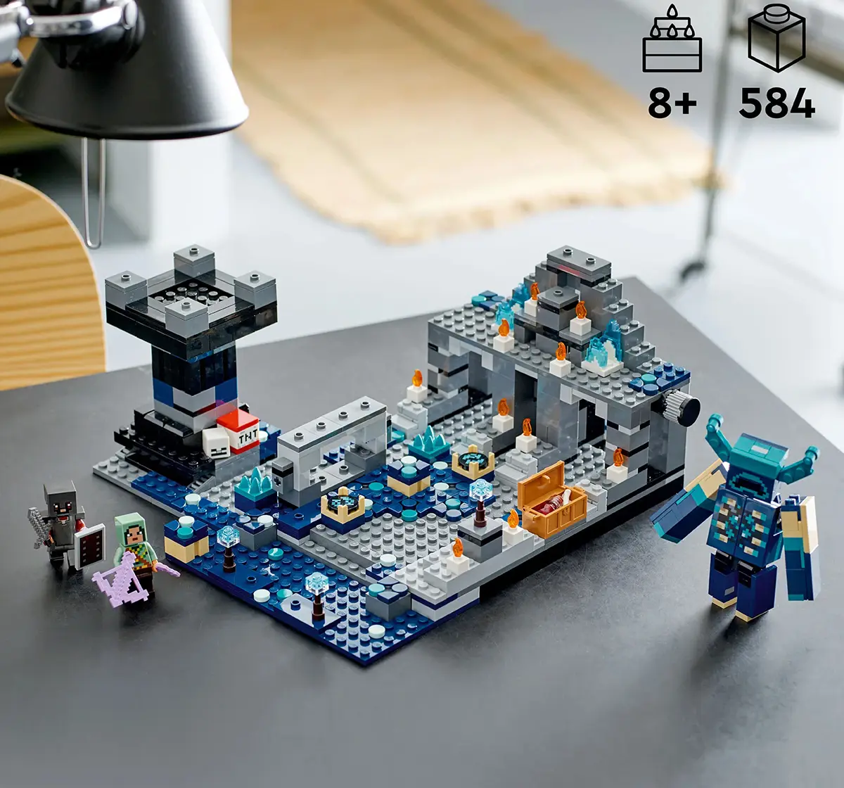 Buy LEGO Minecraft The Deep Dark Battle 21246 Building Toy Set (584 ...