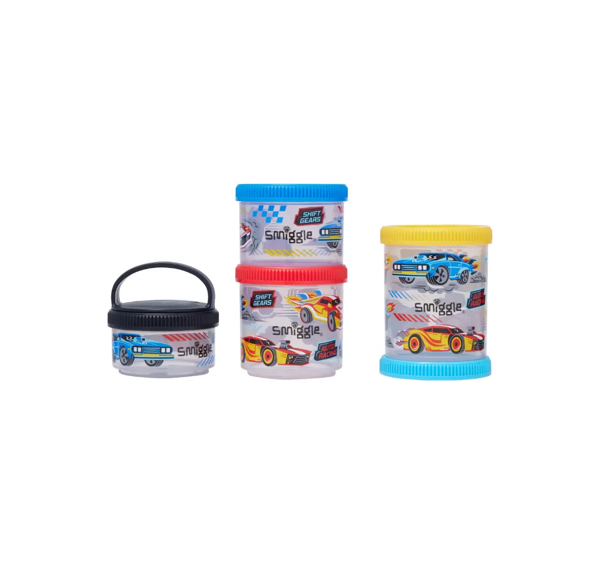 Buy Smiggles Curious Collection 4 Snack Stackable Containers, 3Y ...