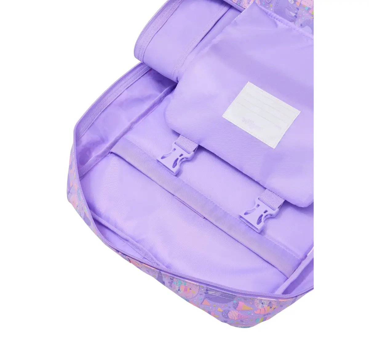 Buy Smiggle Super Charge Attach Foldover 18 inches Backpack Lilac, 3Y ...