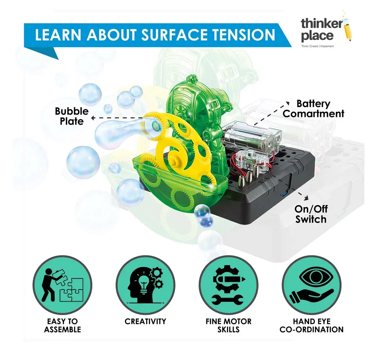 Buy Thinkerplace DIY Bubble Science, Educational Toys, 8Y+ Online ...