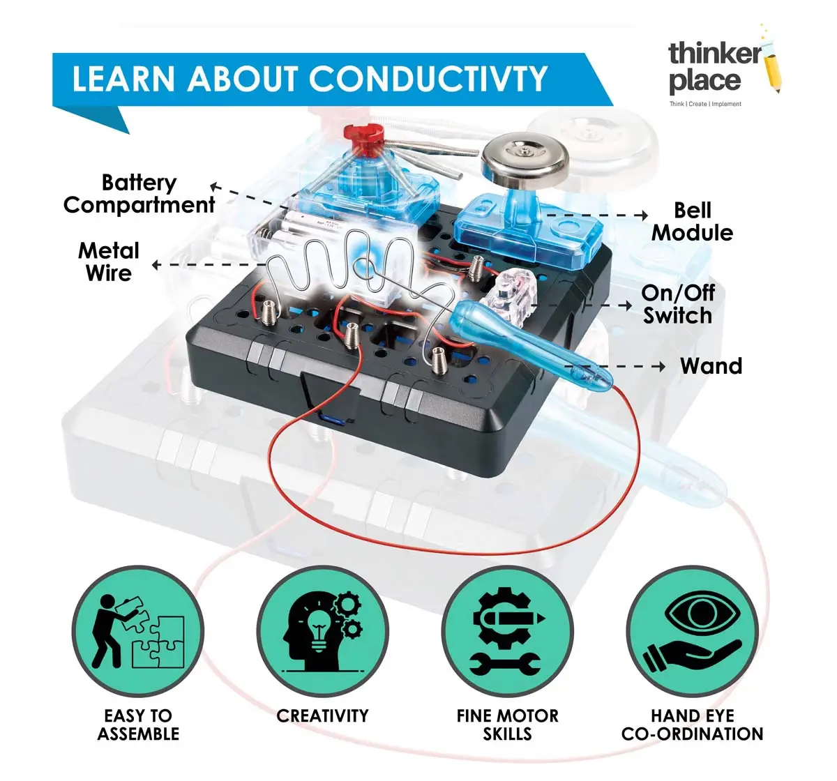 Buy Thinkerplace DIY Maze Challenge, Educational Toys, 8Y+ Online ...