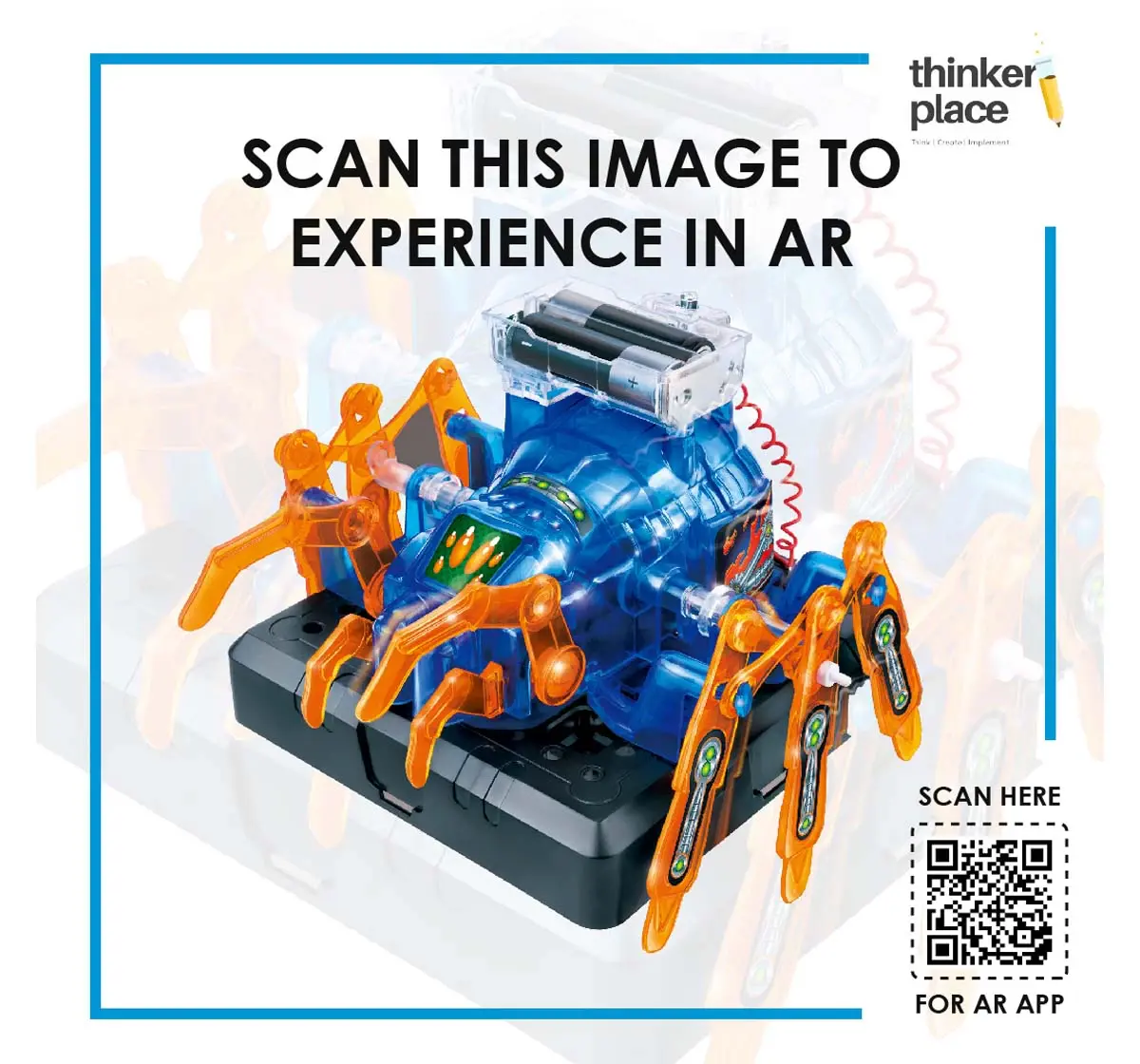 Buy Thinkerplace DIY Robotic Spider, Educational Toys, 8Y+ Online ...