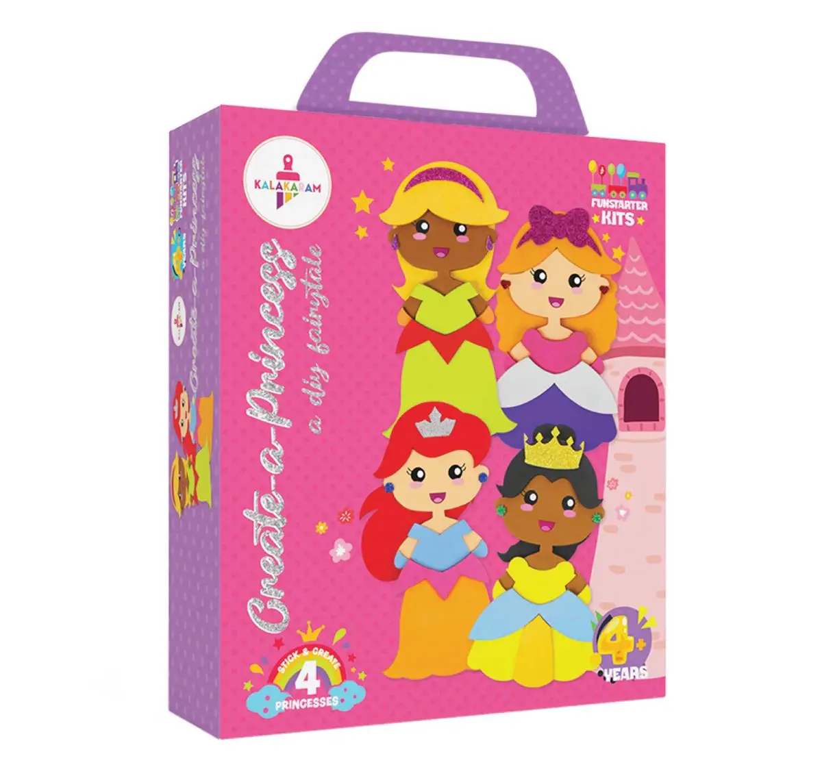 Buy Kalakaram Create Your Own Princess DIY Kits 4Y+, Multicolor Online ...