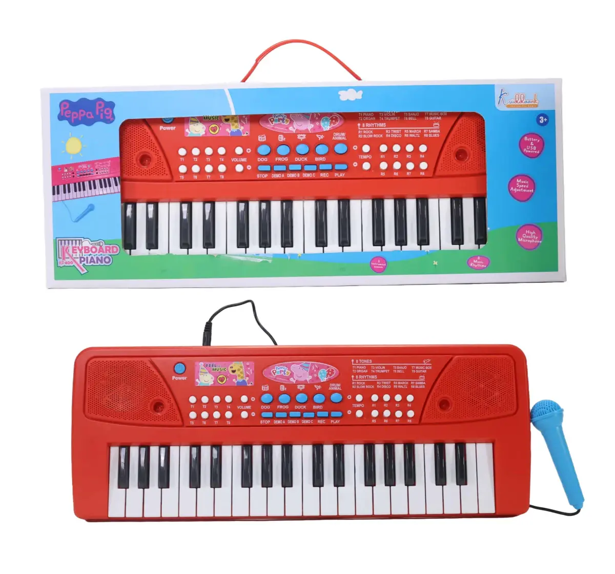 Buy Kriiddaank Peppa Keyboard Piano 400, Musical Toy, Musical ...