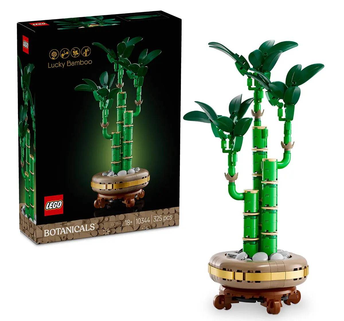 Buy LEGO Botanicals Lucky Bamboo Plant Decor 10344 Building Blocks for ...