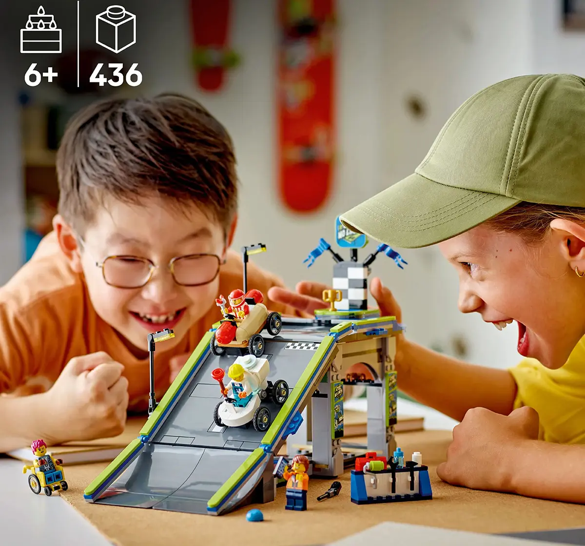 Buy LEGO City No Limits: Race Car Ramp Track Toy Soapbox-Racing Set ...