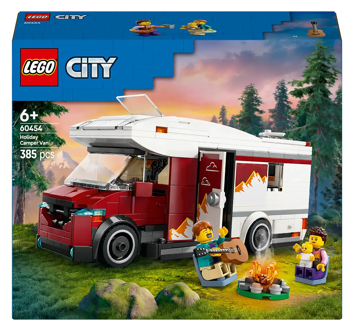 Buy LEGO City Holiday Adventure Camper Van Toy Vehicle Set 60454 ...