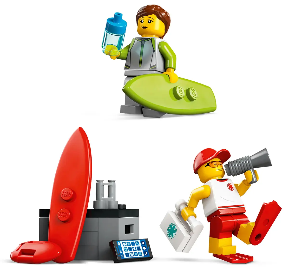 Buy LEGO City Lifeguard Beach Rescue Truck Playset 60453 Building ...