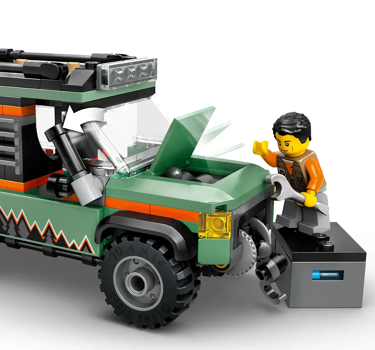 Buy LEGO City Off-Road 4X4 Mountain Truck Adventure Toy 60447 Building ...