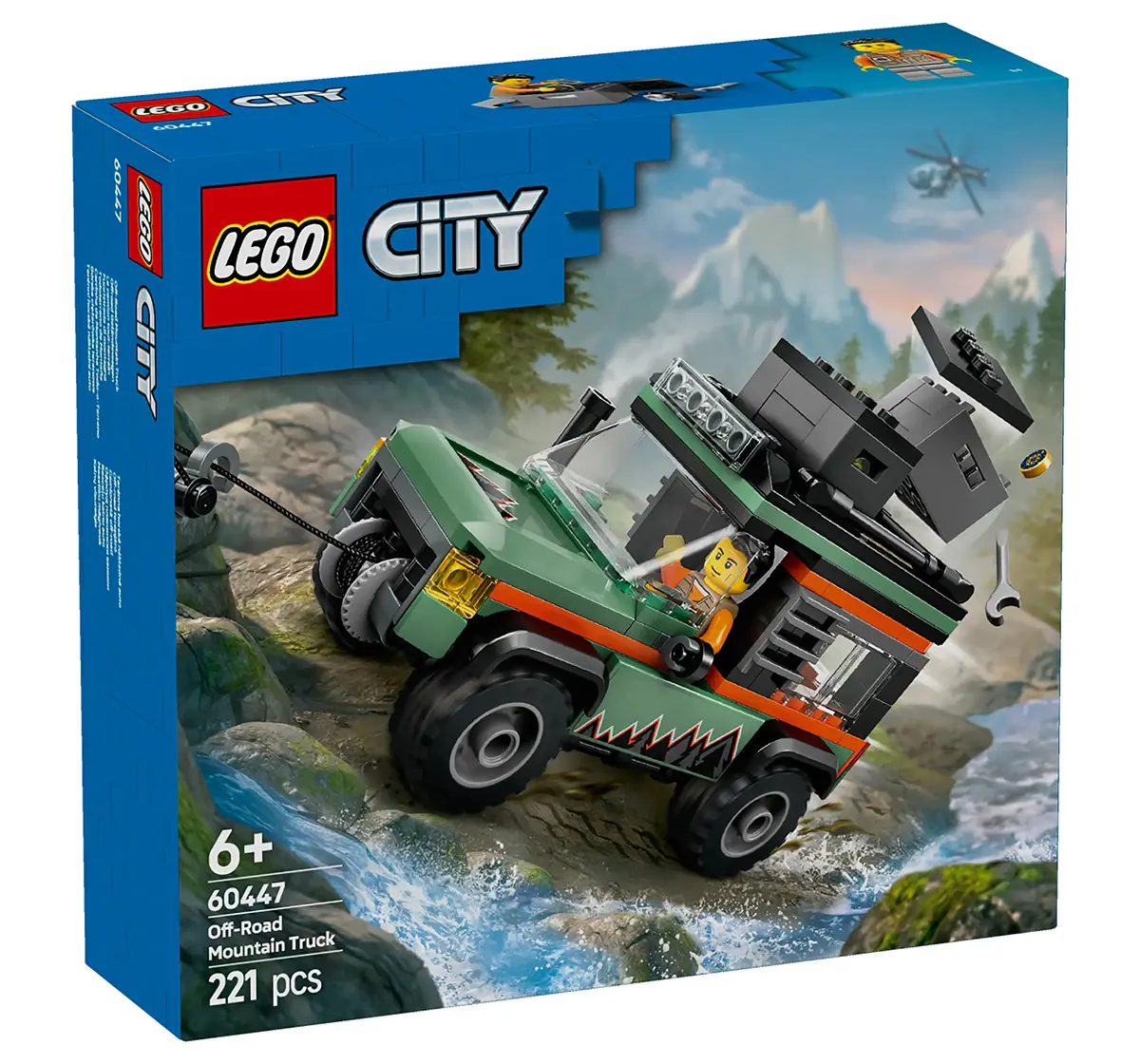 Buy LEGO City Off-Road 4X4 Mountain Truck Adventure Toy 60447 Building ...