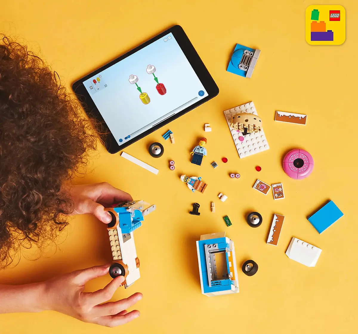 Buy LEGO City Donut Truck Playset, Vehicle Toy 60452 Building Blocks ...