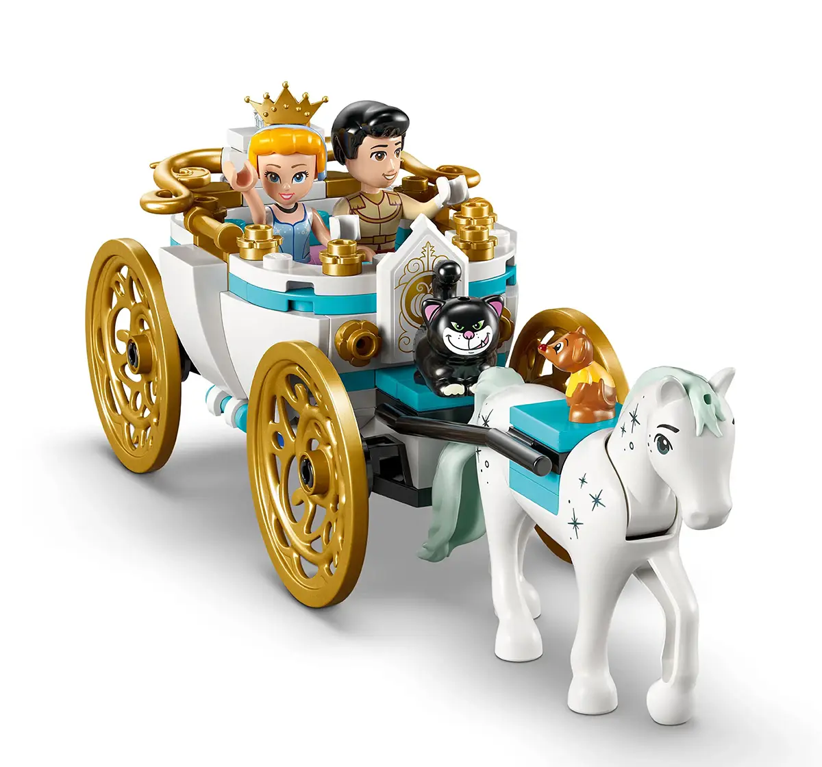 Buy LEGO Disney Princess Cinderella's Castle & Horse Carriage Building ...