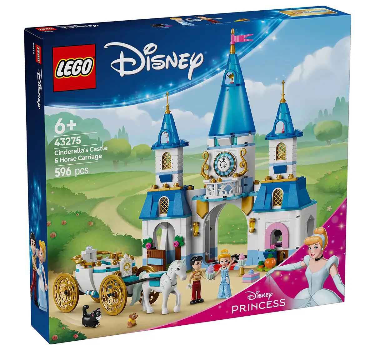 Buy LEGO Disney Princess Cinderella's Castle & Horse Carriage Building ...