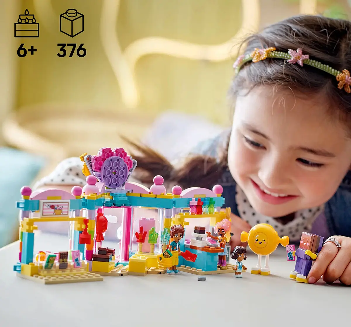 Buy LEGO Friends Heartlake City Candy Store Pretend-Play Set, Role-Play ...