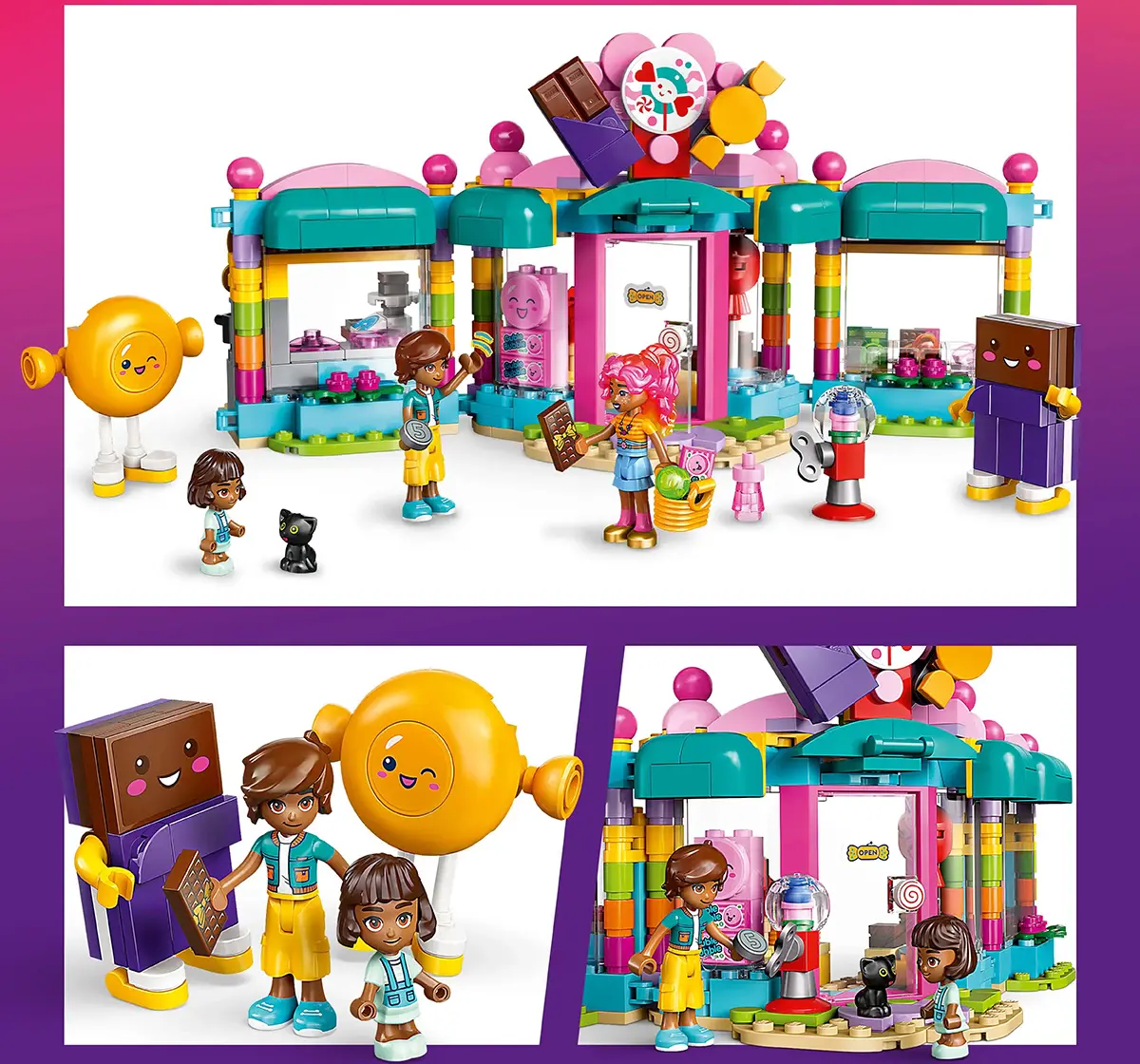 Buy LEGO Friends Heartlake City Candy Store Pretend-Play Set, Role-Play ...