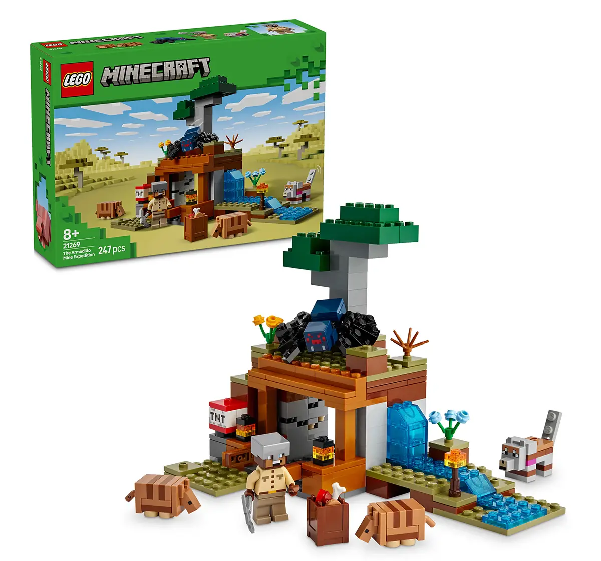 Buy LEGO Minecraft The Armadillo Mine Expedition Video Game Figure ...