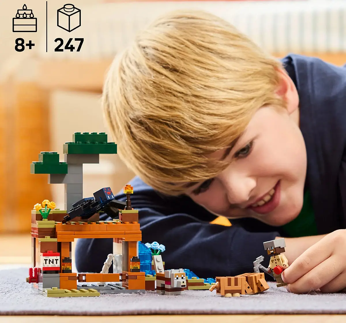 Buy LEGO Minecraft The Armadillo Mine Expedition Video Game Figure ...