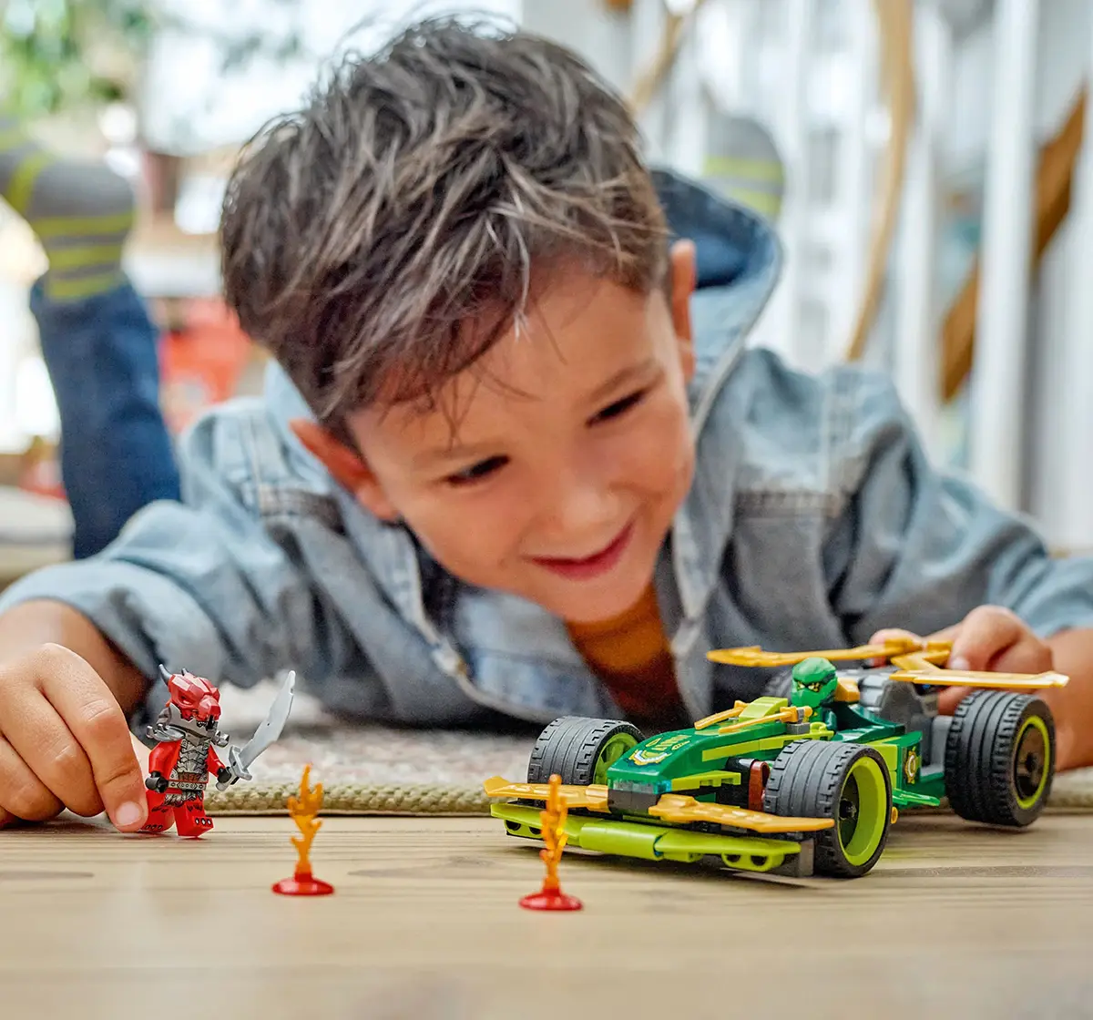 Buy LEGO Ninjago Lloyd's Pull-Back Race Car Pretend Play Toy Set 71828 ...