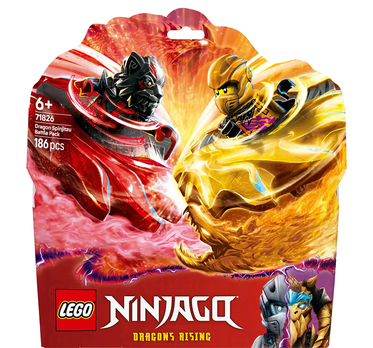 Buy LEGO Ninjago Dragon Spinjitzu Battle Pack Action Toy Set 71826 ...